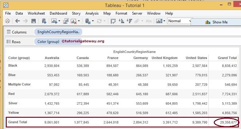 How To Add Totals In Tableau