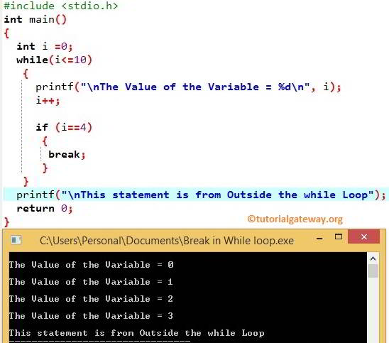 C Programming For Loop Example Slide Share