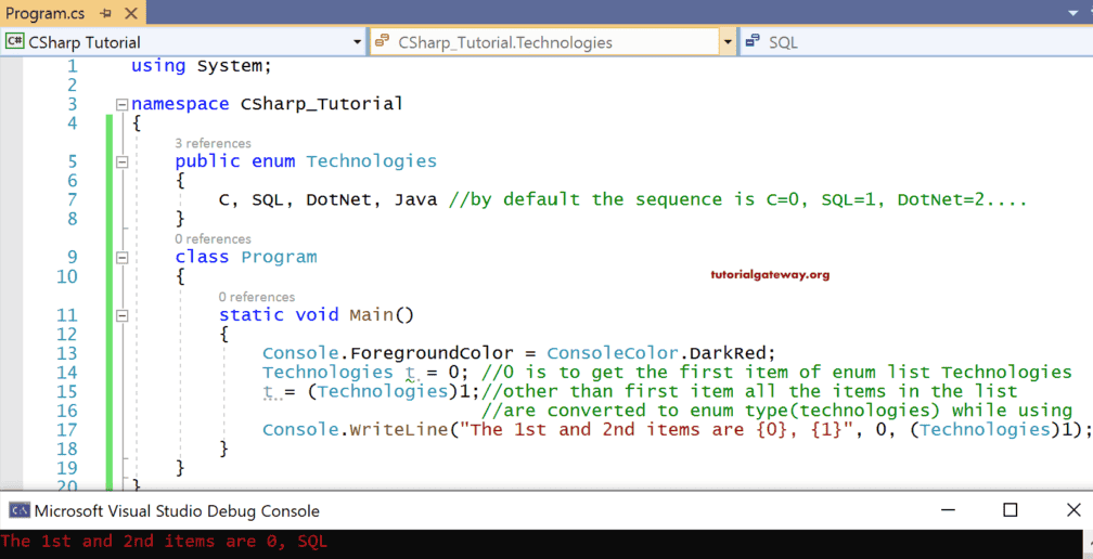 C Enum Or Enumerator