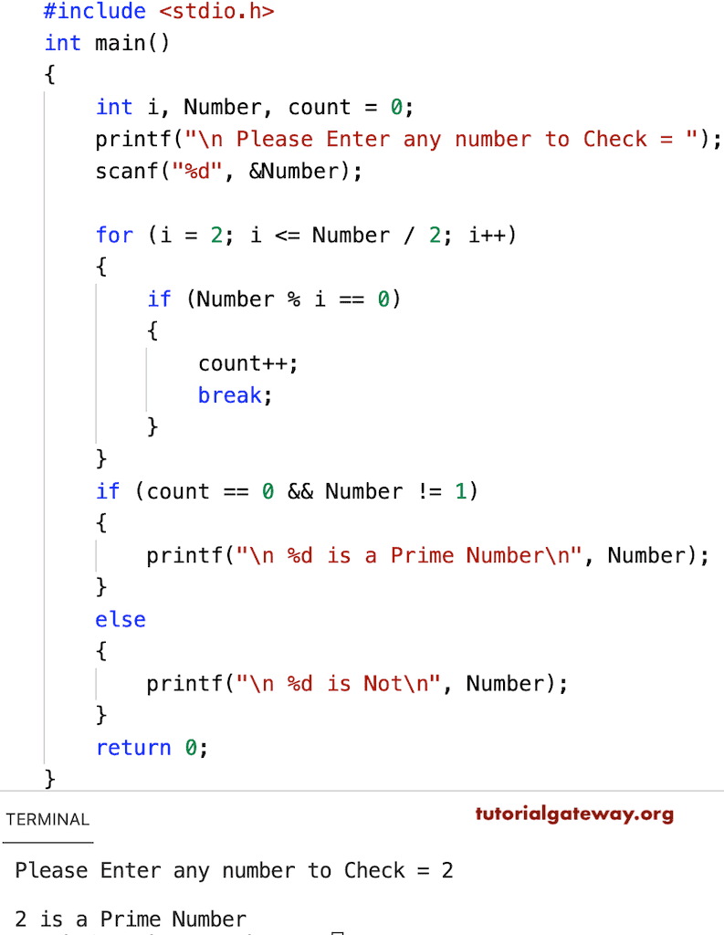 C Program To Find Largest Prime Number In An Array Printable 