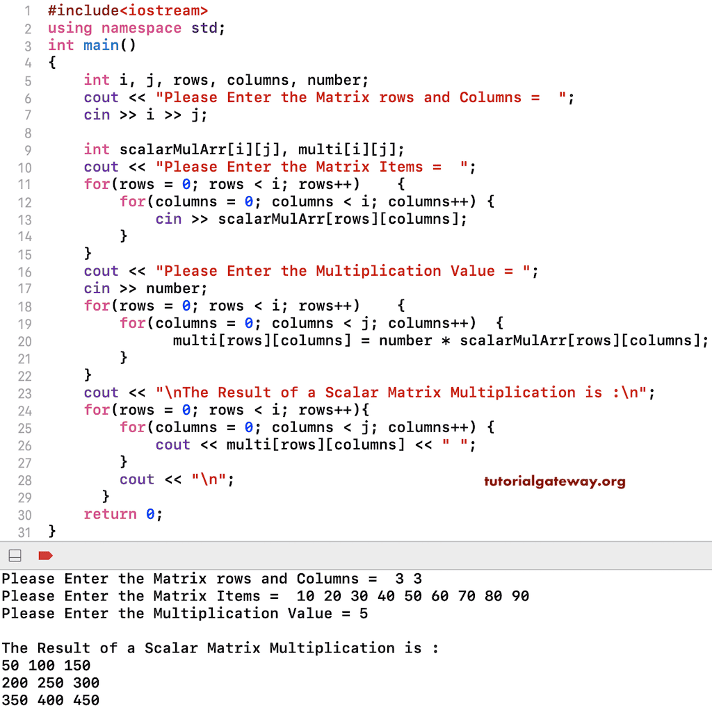 Matrix Addition Subtraction Multiplication Program In C Deb Moran s