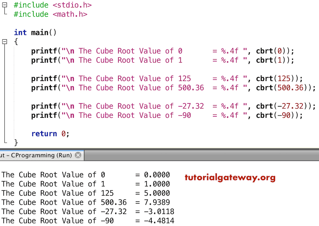 How To Find Cube Root Of A Number In Java