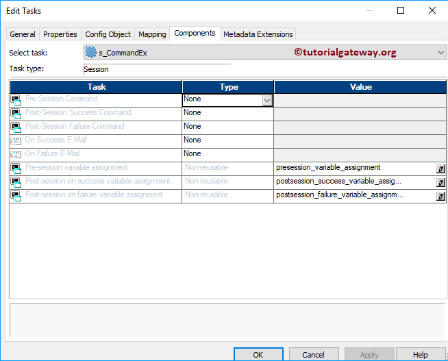 Command Task in Informatica