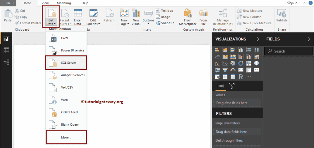 Connect Power BI To SQL Server