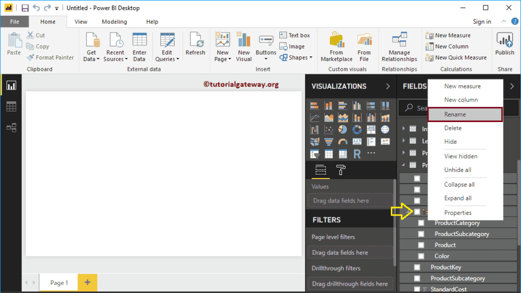 How To Create A Hierarchy In Power Bi