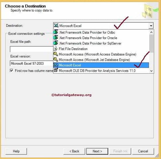 Export Data From SQL To Excel Using SSIS Import And Export