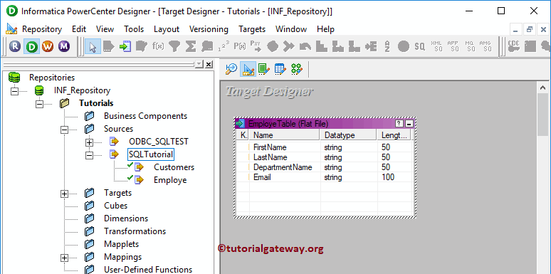 Export Data From SQL Server To Flat File In Informatica