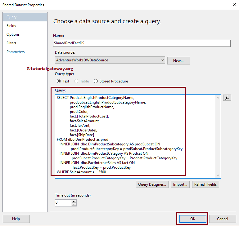 Format Table Report In SSRS