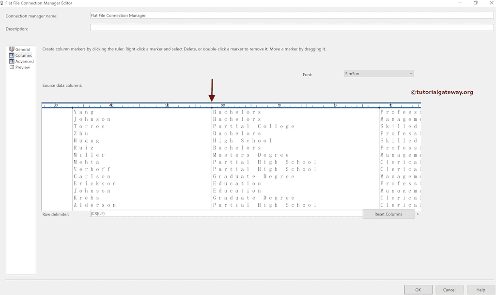 Ssis Load Fixed Width With Row Delimiter File Data To Sql Server