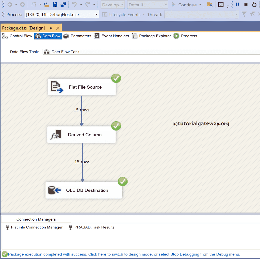 SSIS System Variables