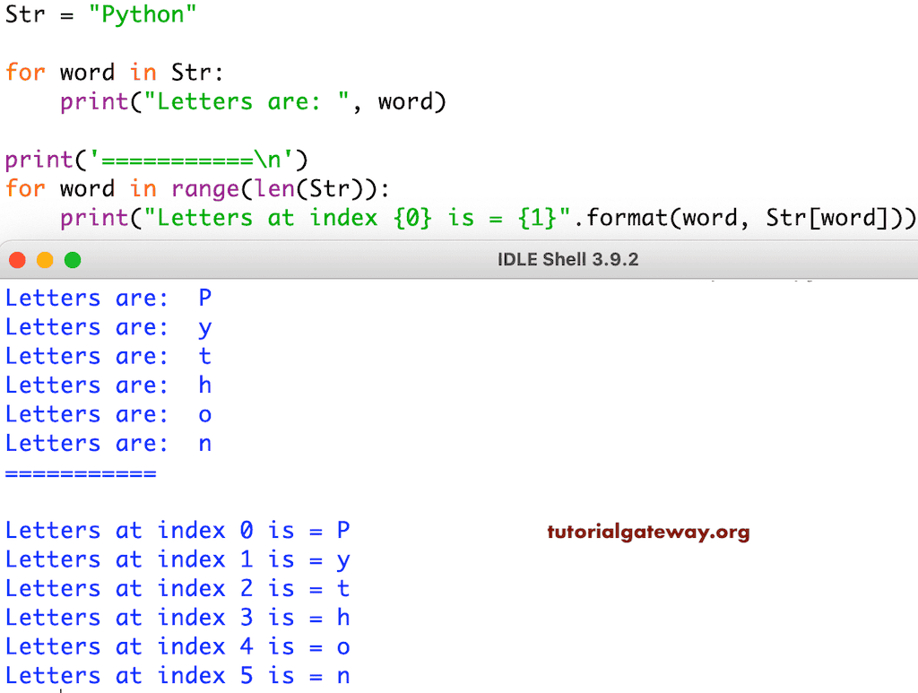 Python String