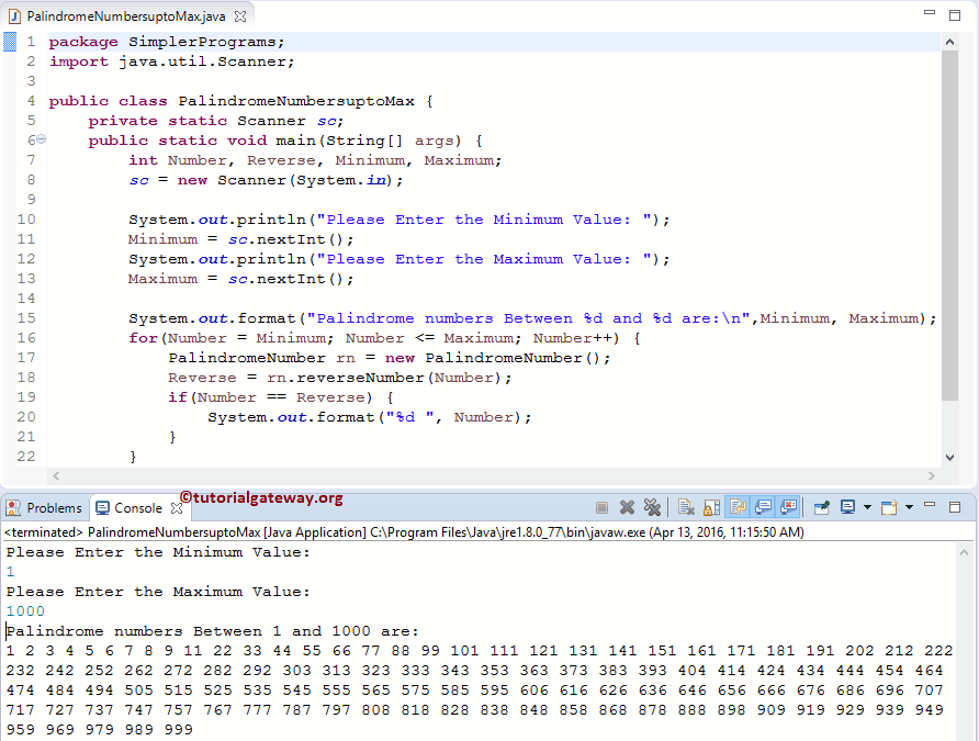 Java Programs Check Palindrome Of Number And Palindrome Of Mobile Legends