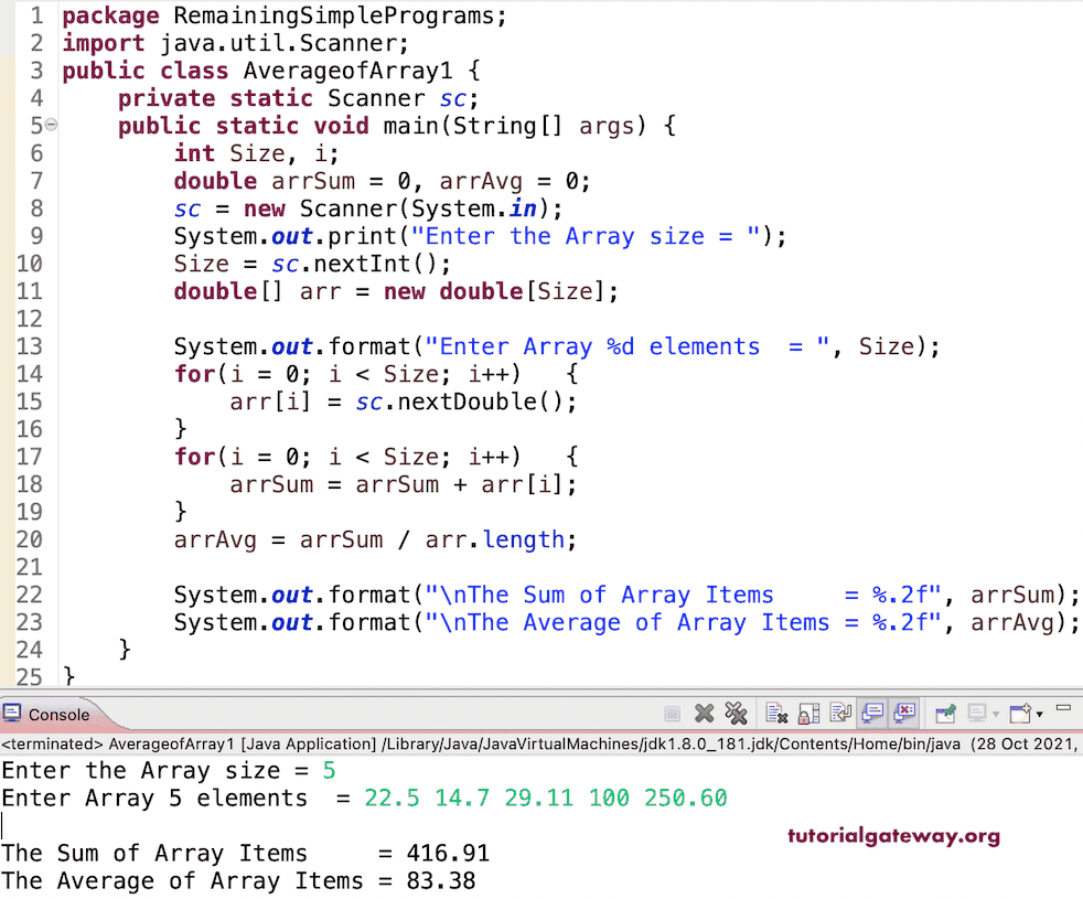 Java Array Class Methods Alphonse Barba