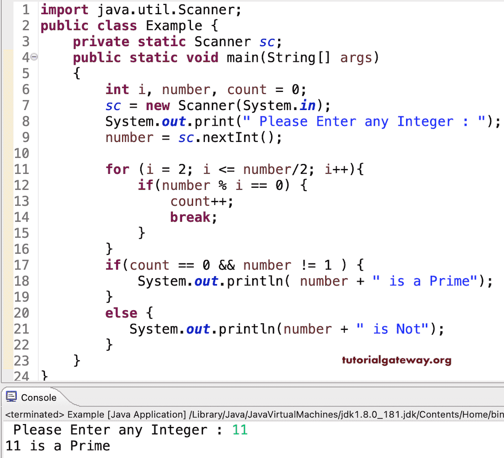 Java Program To Check Prime Number LaptrinhX