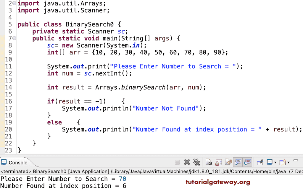 Binary Search String Java KonnerkruwMitchell