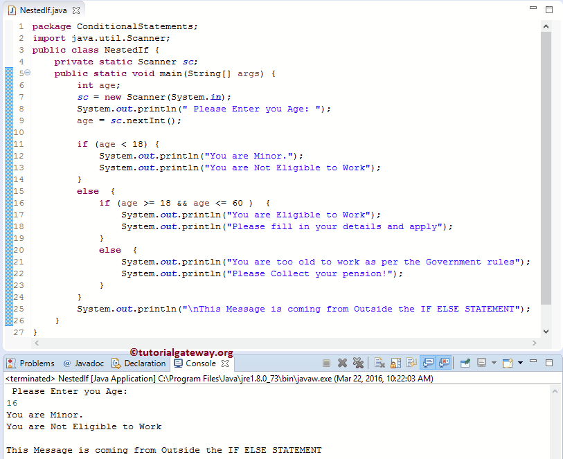 Nested If In Java Programming Mobile Legends