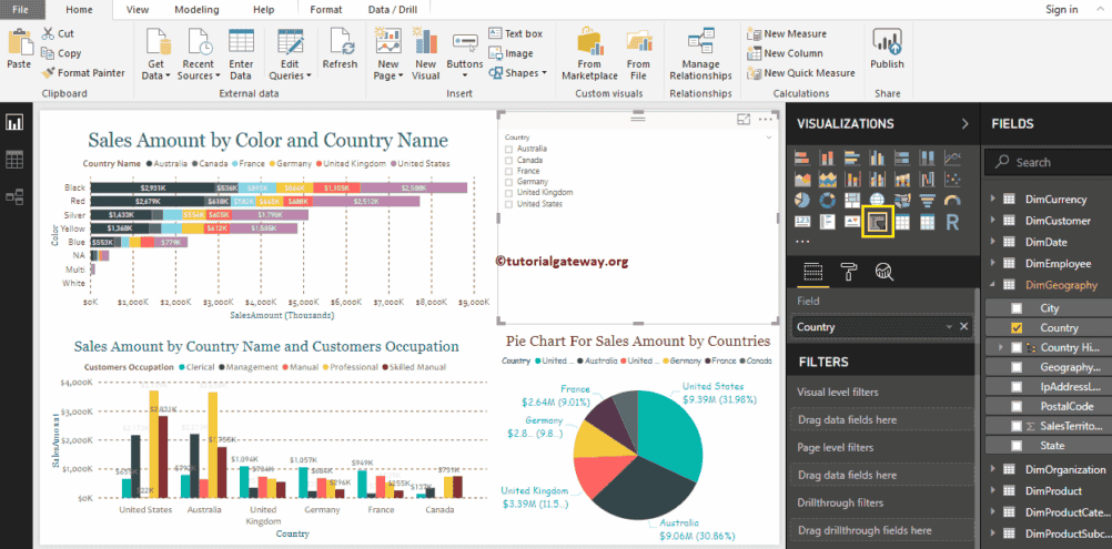 What Are The Differences Between A Power Bi Slicer And A Filter The 