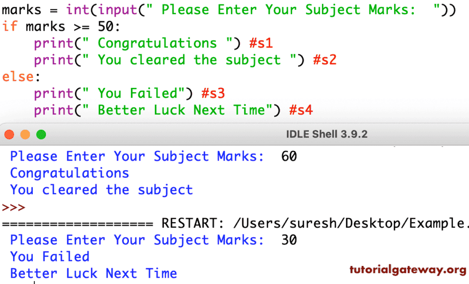Python If Else Examples IMAGESEE