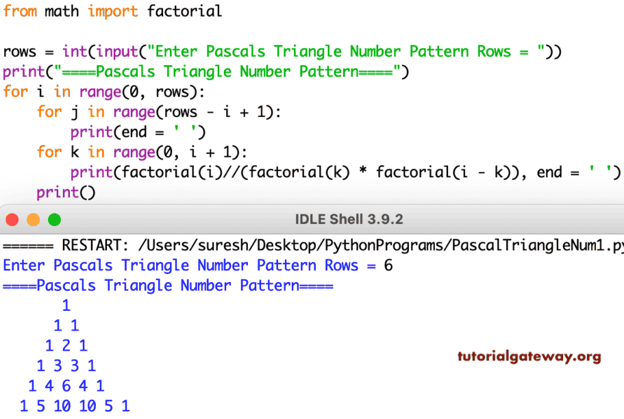 Program To Print Pascal Triangle In Python Learn Methods Code Leaks 