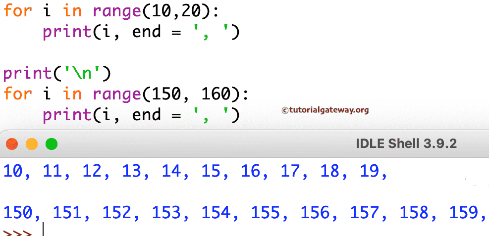 Python Range Function
