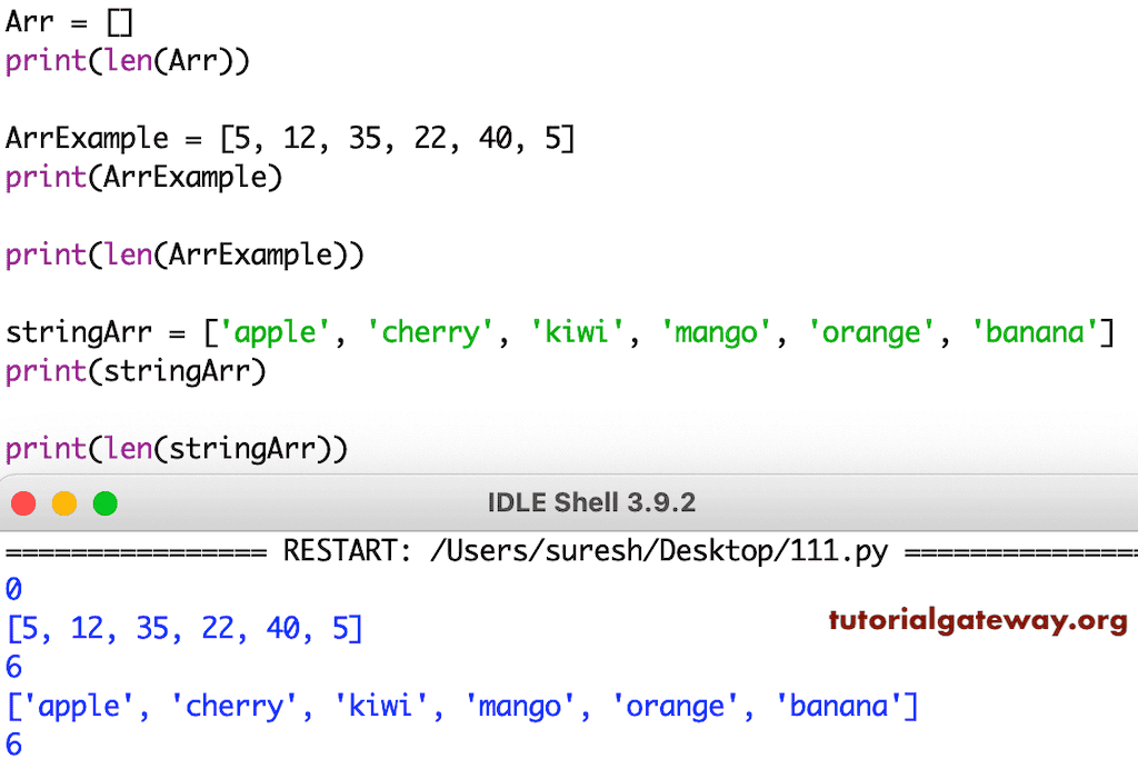 Python Len Function