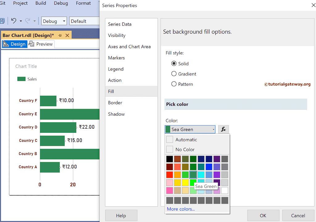 Ssrs Bar Chart 