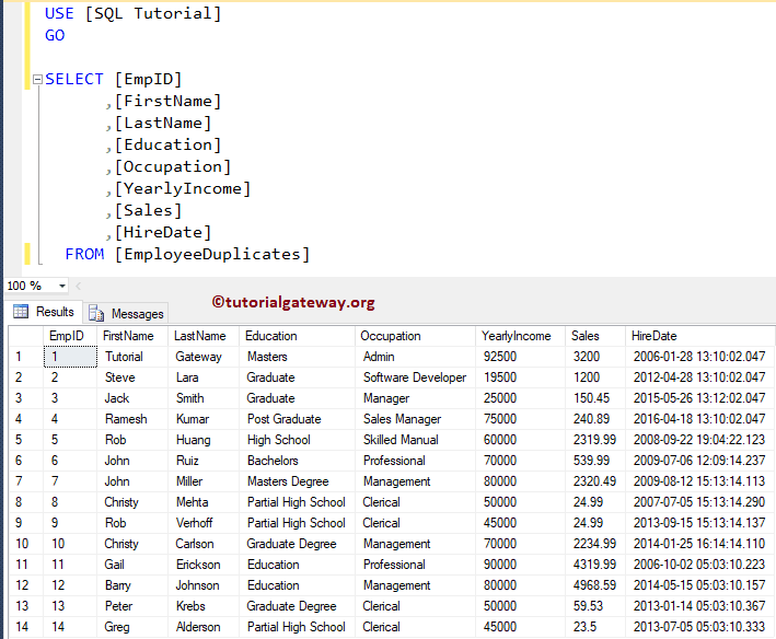 SQL IDENTITY