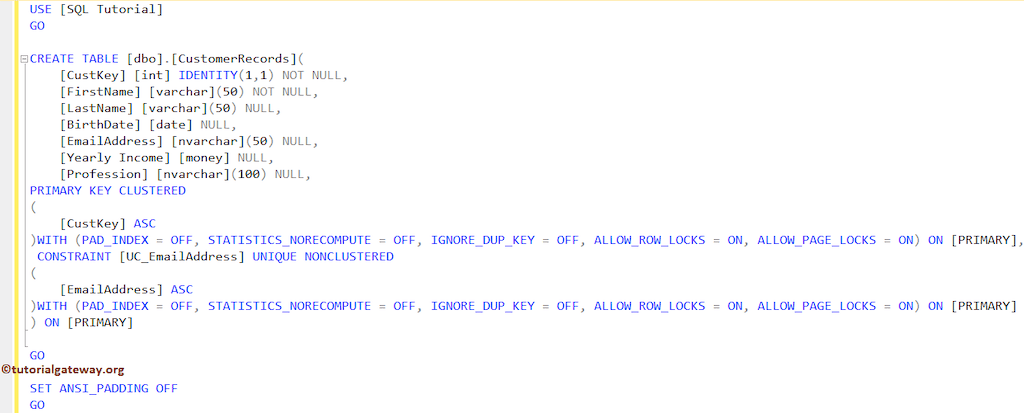 Sql Server Unique Constraint Sql Server Tutorial Vrogue