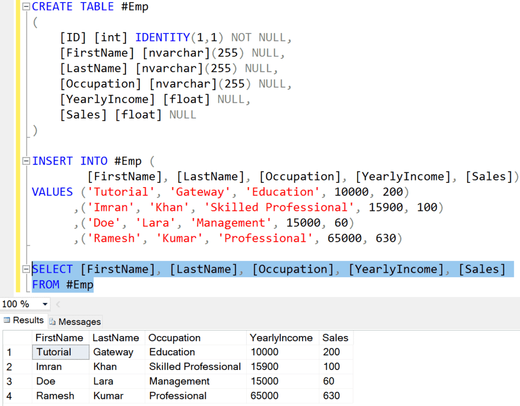 How To Check Collation Of Temp Table In Sql Server