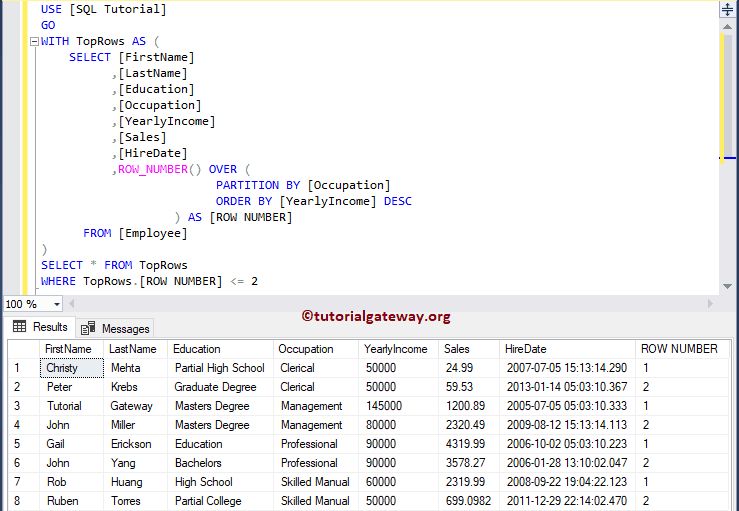 Select Top 10 Rows In Sql ElNewsrn