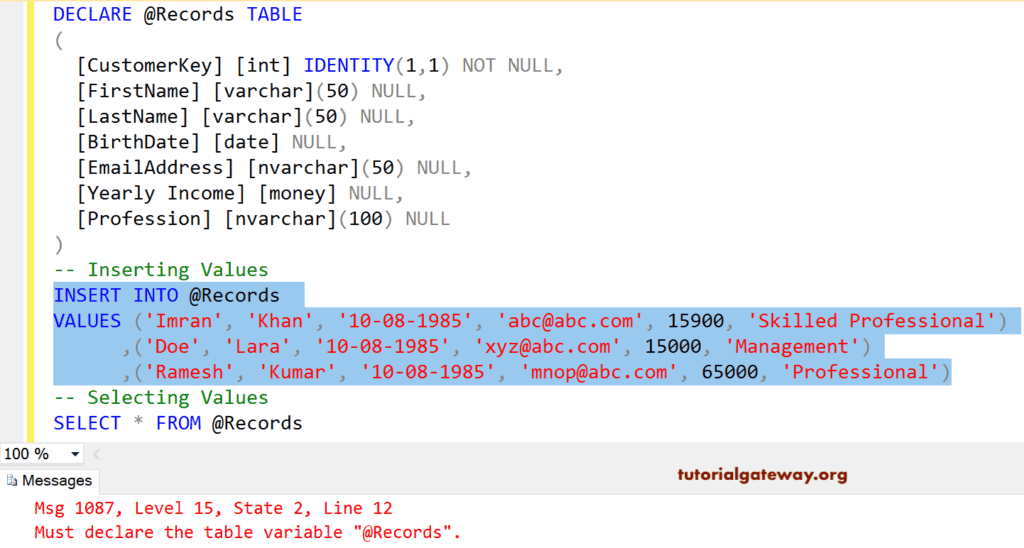 Sql Server Update Table Variable Moderidal