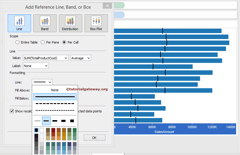 How To Create Tableau Bullet Graph