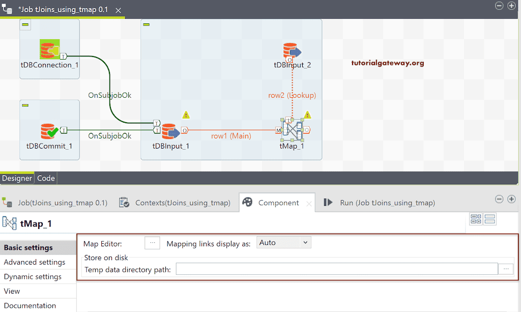 Talend Tmap Joins 6630